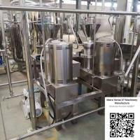 China PLC Control Food Grade Industrial Colloid Mill Sesame Peanut Butter Grinder Multifunctional Nut Paste Making Equipment for sale