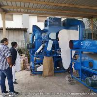 China Factory Supply 2000kg/H High Shell Rate Carbon Steel Groundnut Shelling Machine Industrial Peanut Shelling Equipment OEM Available for sale