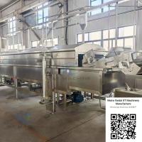 China Industrial Large Capacity Automatic Continuous Frying Machine For Corn Flakes Nuts High Efficiency With CE Certificate for sale