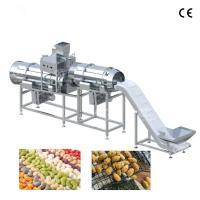 China Commercial Double Drum Roller Flavoring Machine Automatic Seasoning Mixer for Coated Peanut Production Line for sale