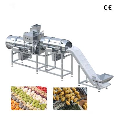 China Commercial Double Drum Roller Flavoring Machine Automatic Seasoning Mixer for Coated Peanut Production Line for sale