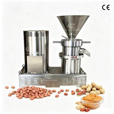 China High Output  Colloid Mill PLC Control Food Grade Industrial Sesame Peanut Butter Grinder Multifunctional for sale