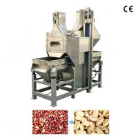 China Customizable Split Nut Blanching Machine 800-1000kg/h Stainless Steel Roasted Peanut Peeling Machine ISO CE for sale