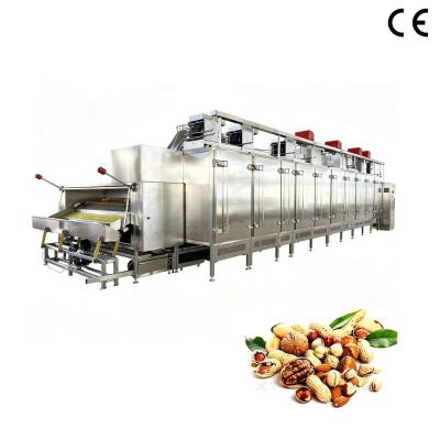 China Customizable Nut Roasting Equipment PLC Controlled Stable Temperature for Almond Peanut Roasting Workshop for sale