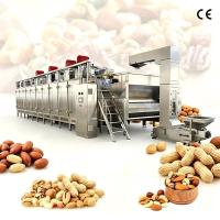China High Output Continuous Nuts Roasting Machine Hot Air Circulation Roaster Matched With Nut Production Processing Line for sale