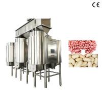 China Customizable Air Peanut Blanching Machine 500kg/h 304 Stainless Steel Pistachio Nut Skin Removing Peeling Equipment for sale