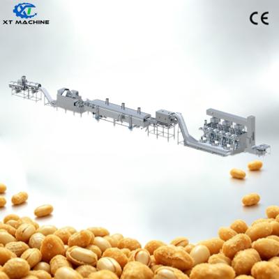 China CE Certified Fried Flour-coated Peanut Making Machine Full Automatic Nuts Processing Line for Coated Peanut Production for sale