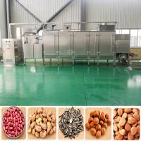 China PLC Controlled Industrial Food Roaster Machine with Stainless Steel Construction and 3000kg/h Capacity for sale