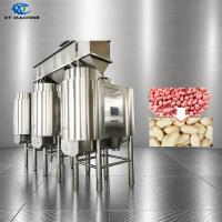 China Industrial Blanched Peanut Turnkey Solution SUS304 Automatic Air Peeling & Roasting Line for White Peanut Kernel Processing for sale