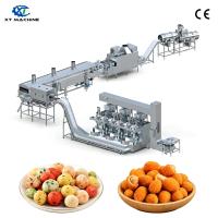 China Industrial Fried Flour Coated Peanut Making Line Automatic Coater & Fryer Machine for Crispy Coated Peanut Production for sale