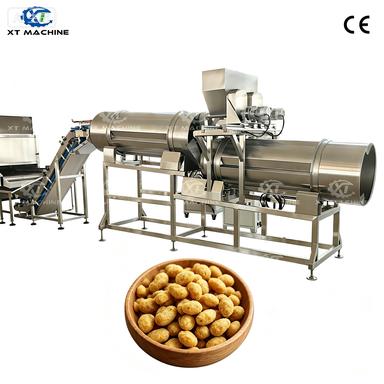 China CE Certified Dough Coated Peanut Burger Forming Machine PLC Automatic High Speed Nut Snack Forming Equipment for sale