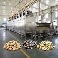 China Professional Continuous Nut/Peanut/Seeds/Cashew/Almond Roasting Machine with 304 Stainless Steel for 3000kg/h for sale