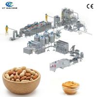 China Factory Nut Paste Production Line Automatic Peanut Butter Making Machine SUS304 Fore Butter Food Manufacturing CE Approved for sale