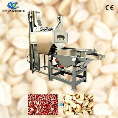 China Low Breakage Dry Peanut Blanching Machine Stainless Steel Peanut Kernel Skin Remover for Nut Butter Making Industry for sale