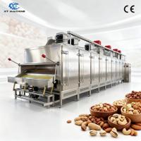 China Industrial Continuous Peanut Roasting Line SUS304 Automatic Nut Roaster CE Approved Uniform Heating for Nut Food Plant for sale