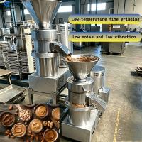 China Food Grade SS304 200kg/h Peanut Butter Colloid Mill Mixed Nut Butter Grinding Machine for Nut Processing Plants for sale
