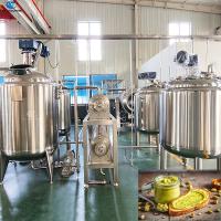 China SS304 Food Grade Peanut Nut Butter Mixing Tank 200L-1000L Cooling/De-gassing Tank for sale