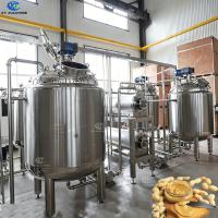 China Three-layer Stainless Steel Peanut Butter Mixing/Cooling Tank with Customizable Volume and De-gassing Function for sale