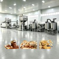 China De-gassing Function Roasted Peanut Butter Production Line With 1000-1200kg/h Capacity Nut Butter Processing Plant for sale