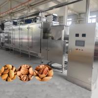 China Food Grade 2000kg/h Hazelnut Drying Roasting Machine with PLC Control Walnut Baking Equipment for sale