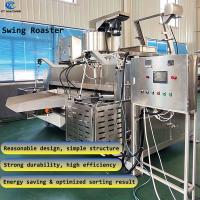 China Large Capacity 50-100kg/h Nut Baking Machine with PLC Control BBQ Coated Peanut Roaster for sale