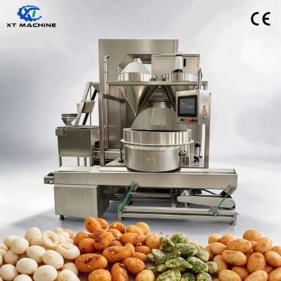 China Auto Peanut Coating Processing Machine XT Machine CE Certified Industrial Nuts Coating Unit PLC System 500-1000kg/h for sale