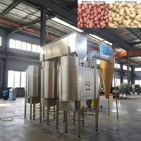 China Fully Automatic High Blanching Rate Peanut Hazelnut Blanching Machine Pneumatic Air Peeler for sale