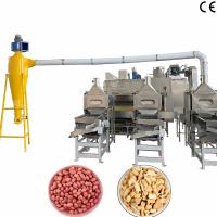 China High Quality 1000kg/h-2000kg/h SUS304 Peanut Cutting and Blanching Machine for Nut Processing Equipment for sale