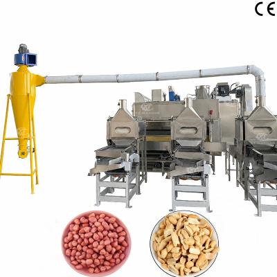 China High Quality 1000kg/h-2000kg/h SUS304 Peanut Cutting and Blanching Machine for Nut Processing Equipment for sale