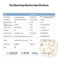China Sturdy Durable Whole Kernel Peanut Blanching Machine Hazelnut Peeler with Stainless Steel 304 for sale