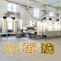 China Commercial 1000kg/h-2000kg/h Peanut/Hazelnut/Pistachio Roasting and Blanching Production Line for sale