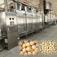 China Automatic Feeding and Discharging Whole-Kernel Blanched Peanut Production Line Hazelnut Peeling Machine for sale