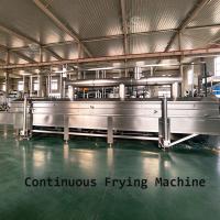 China Large Capacity Automatic Corn Flakes Snacks Continuous Frying Machine Potato Chips Fryer With CE Certification for sale