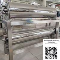 China Food Grade SUS304 Peanut Butter Cooling Machine Nut Paste Cooler Industrial Cooler for Peanut Butter Production Line for sale