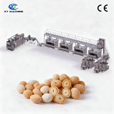 China Custom Design SUS304 Auto Coated Peanut Roasting Production Line Nut Seasoning Machine for Coated Peanut Manufacturing for sale