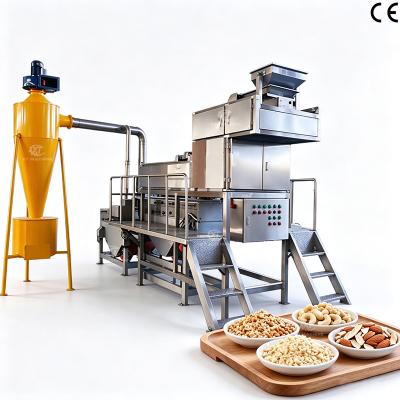 China Four-stage Peanut Cutting Machine with LNG/LPG Gas Heating Almond Crushing Machine for Food Chopper for sale