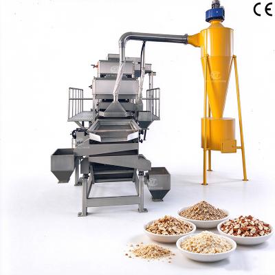 China Máquina trituradora de almendras multifunción de acero inoxidable con capacidad 500kg/h, cortadora de cacahuetes para procesamiento de frutos secos for sale