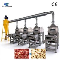 China Low Damage Split Peanut Blanching Equipment Automatic Dry Skin Remover For Peanut Half Production Line for sale