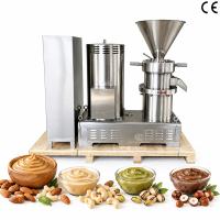 China Customizable SS304 PLC Controlled Crispy Peanut Butter Sesame Tahini Grinder Coffee Beans Making Machine for sale