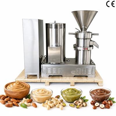 China Customizable SS304 PLC Controlled Crispy Peanut Butter Sesame Tahini Grinder Coffee Beans Making Machine for sale