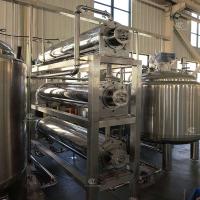 China 1500kg/h Cashews Almond Butter Cooling System Industrial Groundnut Butter Cooling Pasteurization Machine for sale