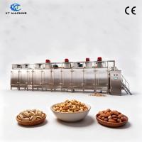 China Easy Operation Industrial Cashew Roaster SUS304 Continuous Roasting Machine for Cashew Kernel Blanching Plant Use for sale