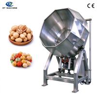 China Industrial Octagonal Drum Snack Seasoning Machine 304 Stainless Steel Nuts Flavoring Coating Machine for Production Line for sale