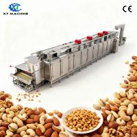 China Low Breakage Rate Continuous Cashew Roasting Equipment SUS304 Roaster for Cashew Kernel Blanching Application for sale