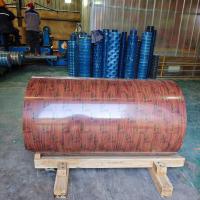 China Wooden Prepainted PVDF Coated Aluminum Coil For Ceiling Roof for sale