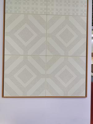 China Diamond Perforated Aluminum Ceiling Panel 300*1200mm 800*800mm for sale