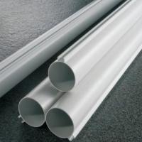 China Round Tube Aluminum Baffle Ceiling Circular Profile For Open Visual Effects for sale