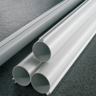 China Round Tube Aluminum Baffle Ceiling Circular Profile For Open Visual Effects for sale
