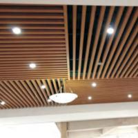 China Durable & Elegant U Shaped Aluminium Strip Ceiling Systems PE PVDF Coated for sale
