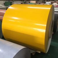 China Yellow Color Coated Aluminum Coil PE PVDF Coated For Ceiling Roof for sale